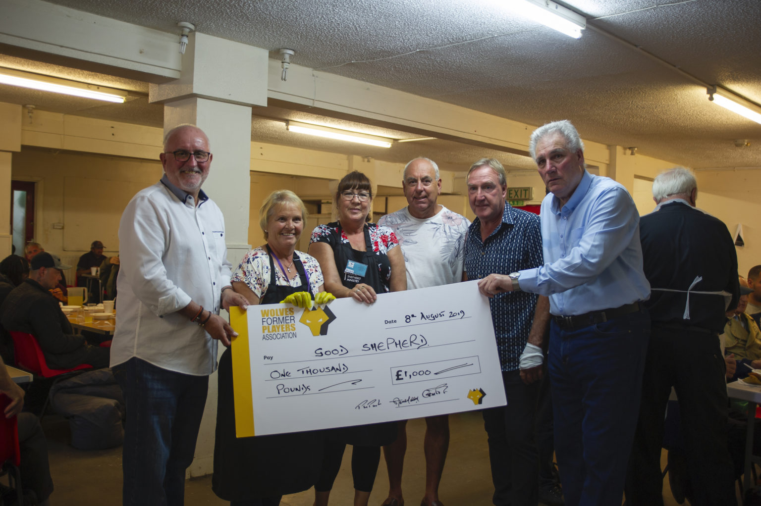 Good Shepherd Receives Donations from the Wolves’ Former Players ...