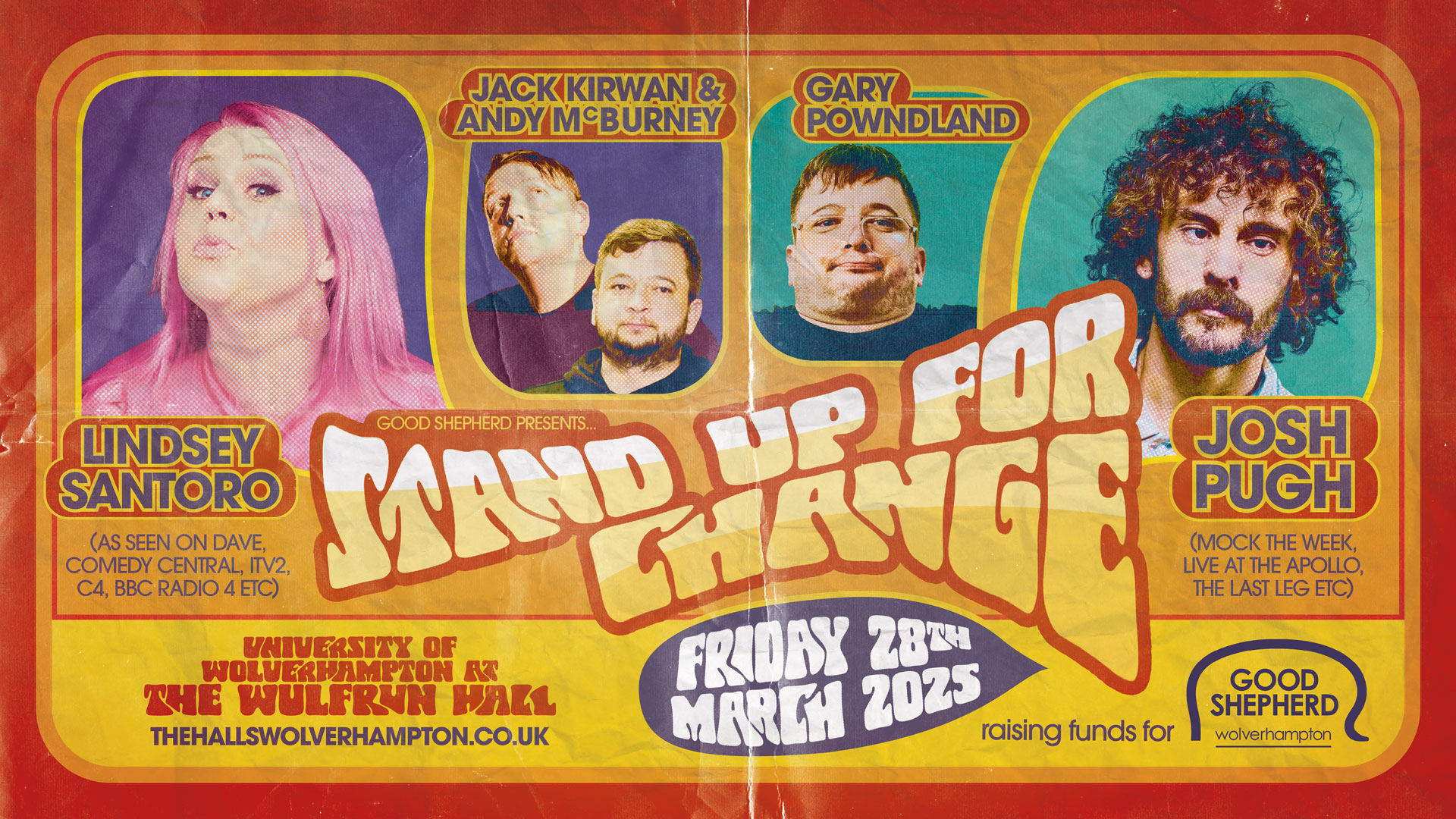 Stellar lineup set to light up Wulfrun Hall in efforts to ‘Stand Up For ...